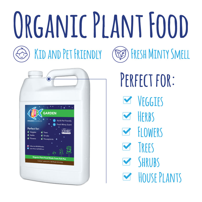 FOOP Garden – General-Purpose, Organic Nutrients for All Plants (1G)