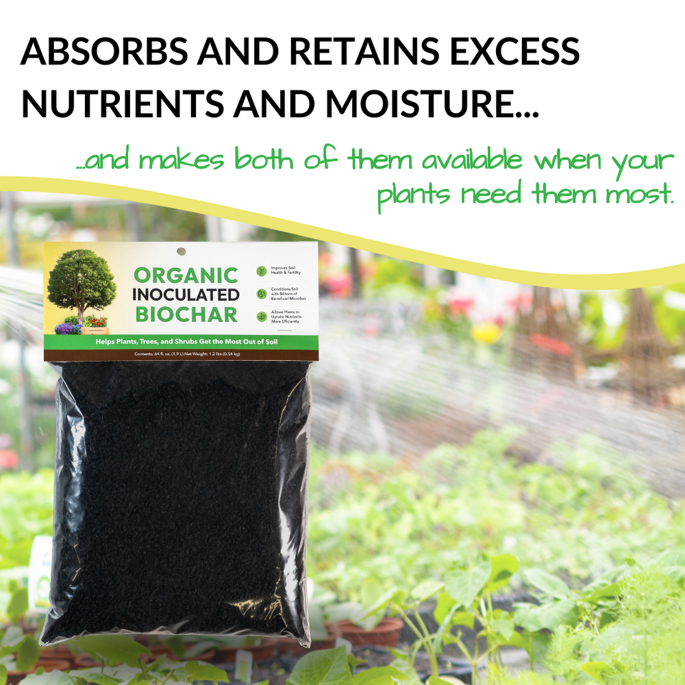 Organic Inoculated Biochar - 64oz (Case of 6 Units)