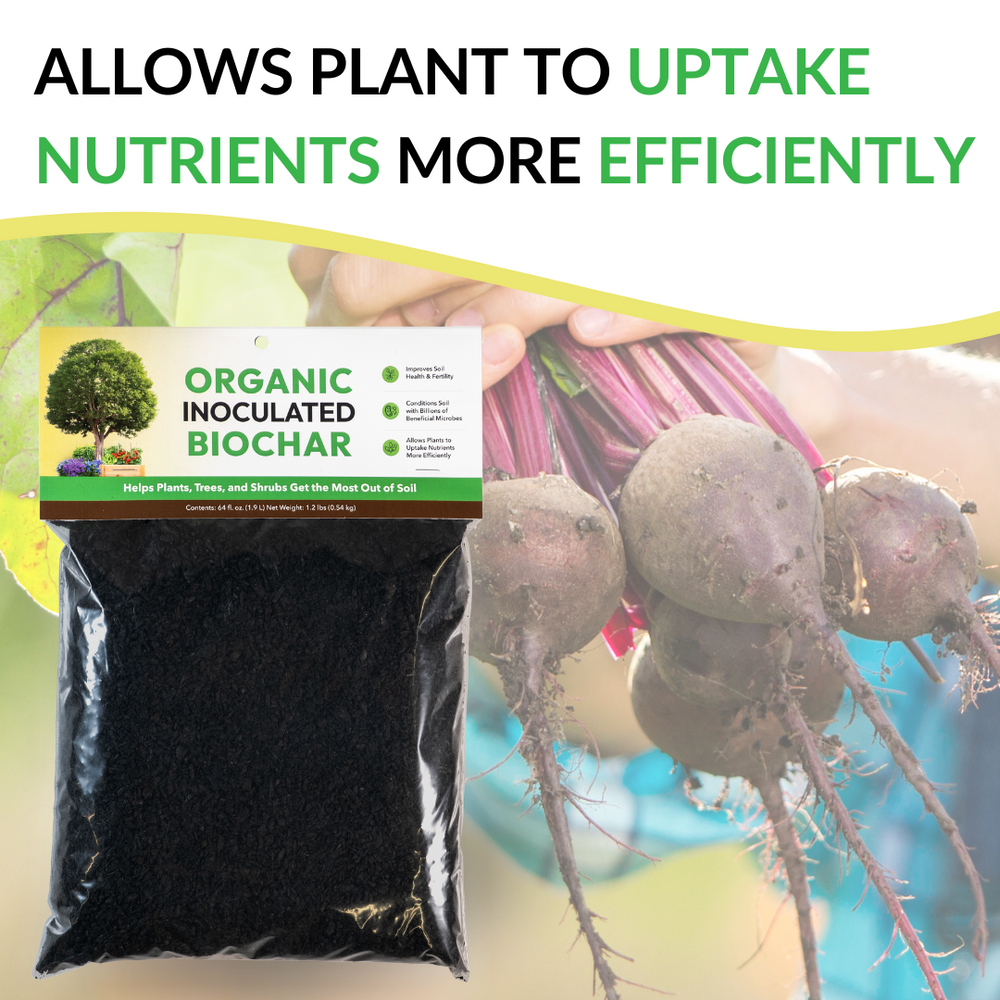 Organic Inoculated Biochar - 64oz (Case of 6 Units)