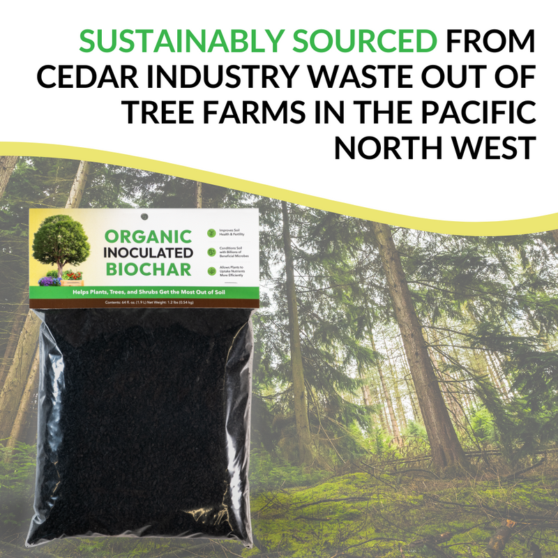 Organic Inoculated Biochar - 64oz