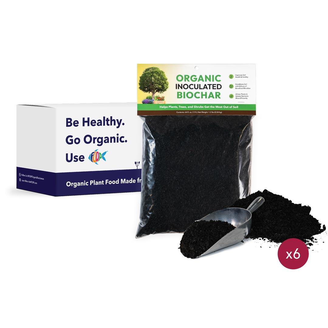Organic Inoculated Biochar - 64oz (Case of 6 Units)